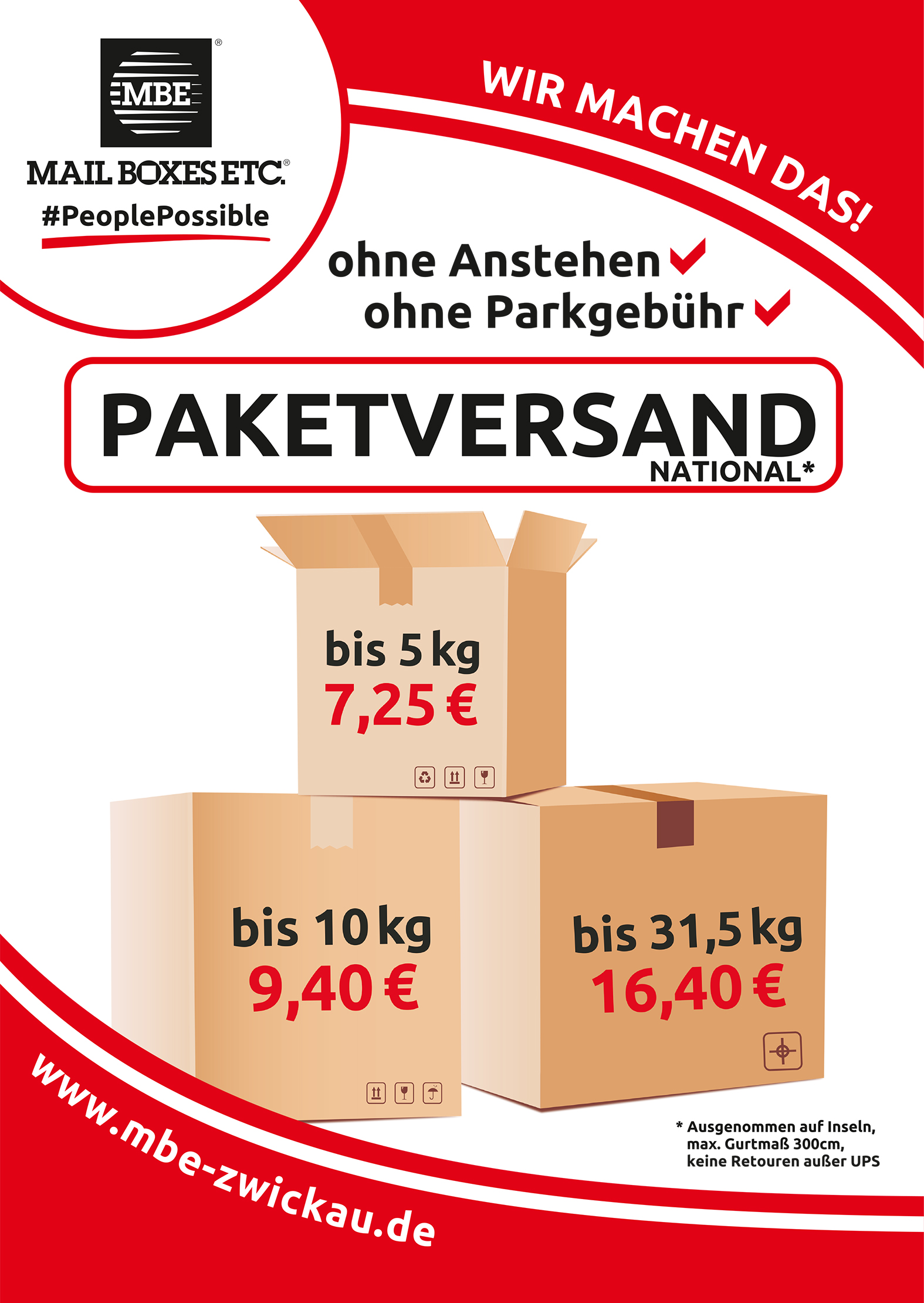 Mail Boxes Etc. 0192 in Zwickau | Versand – Logistik – Druck